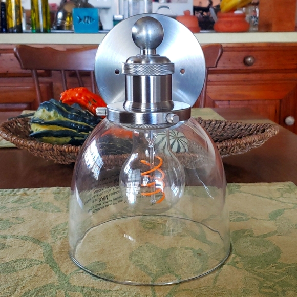 unknown | Other | Luminaire Brushed Silver Wall Light Fixture | Poshmark